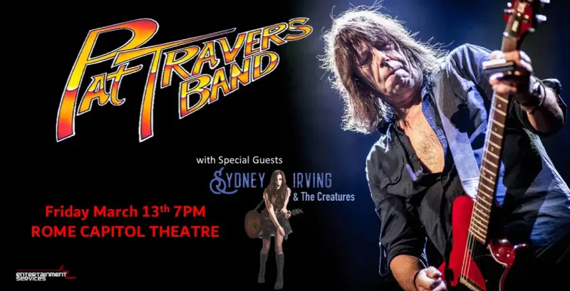 Pat Travers Band w/ Special Guest Sydney Irving & The Creatures ...